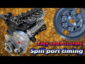 P7100 Injection Pump Spill Port Timing with an Adjustable Pump Gear