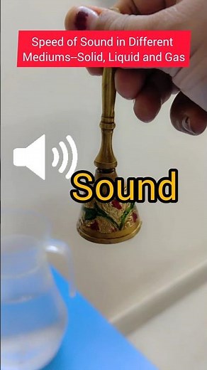 Speed of Sound in Different Mediums-Solid, liquid and Gases#SpeedOfSound #ScienceExplained #Sound