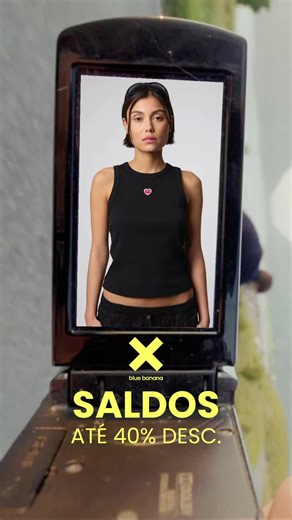 Os saldos mais esperados. Garante os teus essenciais para este verão na Blue Banana. Até 40% off.