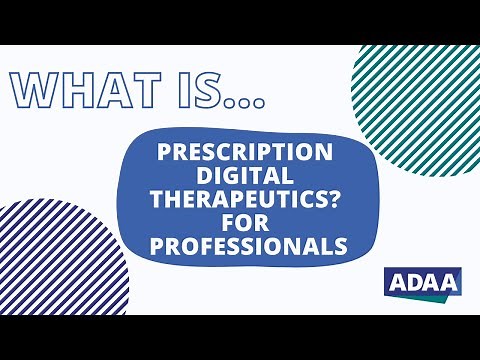 What is Prescription Digital Therapeutics for Mental Health Professionals