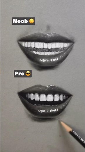 How to draw teeth 🦷 easy technique