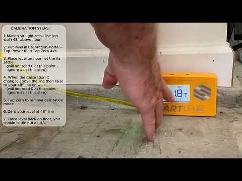 SMART LEVEL - Calibration Instructions #smartlevel #calibration
