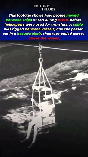 How People Got From Ship to Ship in WWII