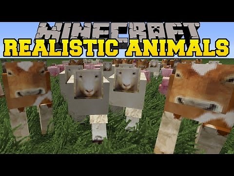 Minecraft: REALISTIC ANIMALS MOD (POOP, DISEASES, STARVATION, & MORE!)