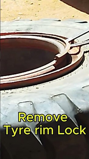 Rim Lock Removing In Big tire