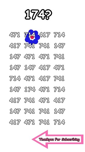 Find 174 from all this numbers. Find me puzzle. Find Answer in the comments section.