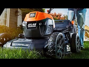 How to start an Atlas 80v EV Lawn Mower (Harbor Freight) EASY