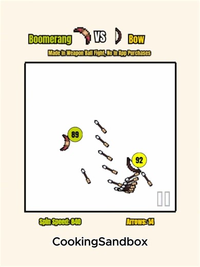 Range Battle #battle #gaming #cookingsandbox #fighting #simulation #simulator #bow #boomerang