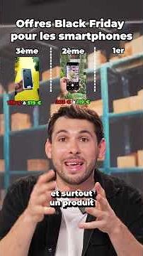 Les meilleures offres sur les smartphones pendant le Black Friday ! #shorts #blackfriday