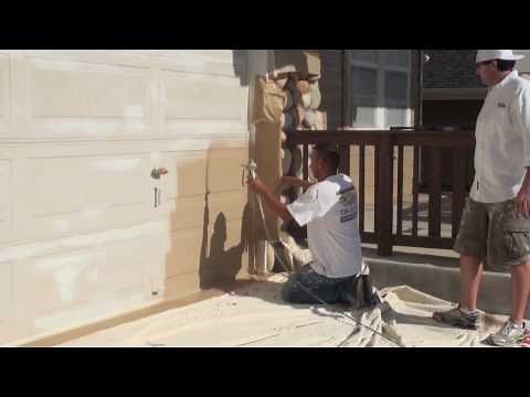 Exterior Paint Spray Shield