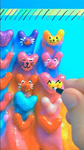 Turning Cute Small Little Hearts into Colorful Art for Kids 🎨