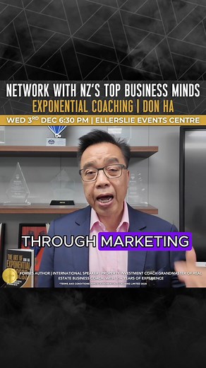 Exponential Business Networking with Don Ha (AUCKLAND) | When Times Get Tough, Strong Networks Win. 📅 Date: Wednesday, 3rd December 2025 🕕 Time: 6:30 PM – 9:30 PM (Doors open 6:00 PM) 📍 Venue: Ellerslie Events Centre – Great Northern Room 🎟 Tickets: Limited seats available | Registration essential Join Don Ha, Forbes Books author, for a high-energy evening that brings together ambitious entrepreneurs, investors, and business owners who know that collaboration is the key to growth. REGISTER N
