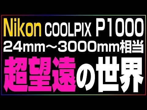 Nikon COOLPIX P1000 超望遠のカメラ 作例を通してご紹介