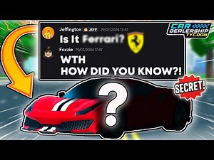 I Predicted The NEW LICENCED BRANDS Coming to Car Dealership Tycoon!