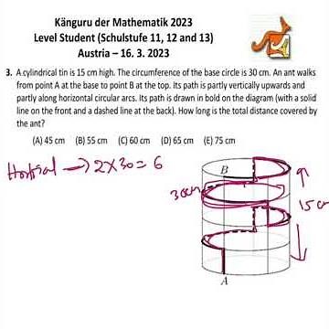 Kangaroo math exam 2023 #kangurudermathematik exam#level 11,12,13 #q3