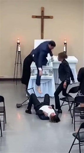 CCTV Funeral Shock: Man Suddenly Wakes in Open Casket #shockingmoment#wake #realfootage #paranormals