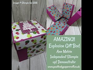 Amazing Exploding Gift Box With Pull Out Draws!