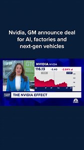 51K views · 249 reactions | GM and Nvidia have agreed to a strategic collaboration that includes the automaker using several products and AI services from the tech giant for its next-generation vehicles, advanced driver-assistance systems and factories. Read more here: cnb.cx/4kCT6OU | CNBC | Facebook