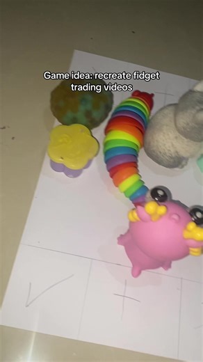 Fidget Trading Fun with My Younger Sister