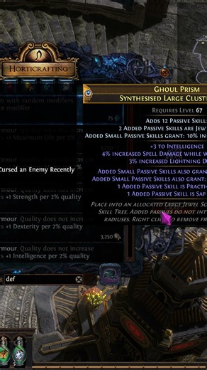 Cluster Jewel Crafting? #pathofexile #gaming #actionrpg #twitch