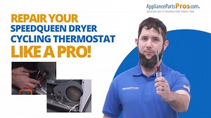 How To Test & Replace A Speedqueen Electric Dryer Cycling Thermostat