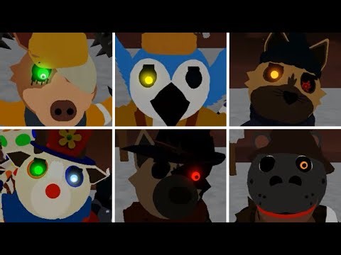 Piggy: Tough series bot testing (REVAMPED) - All Jumpscares (Game created by: ‪@Samuel_is_a_dev‬)