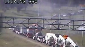 58K views · 788 reactions | A roll-over crash involving a dump truck...