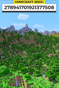 This Minecraft seed has (almost) all wood types at spawn!