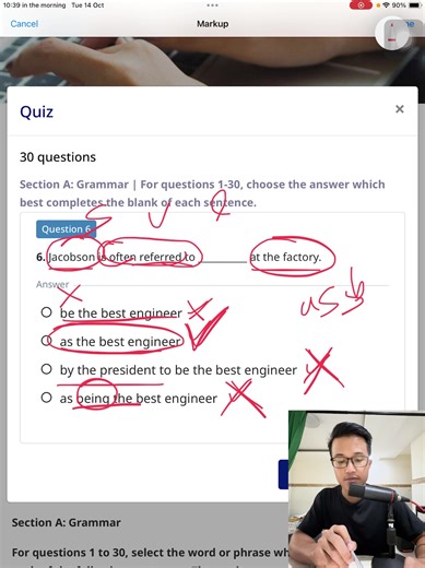 IFL Grammar Test | Cam-Edu