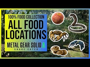 Metal Gear Solid 3 Remake Delta: All Food Item Locations (100% Food Collection)