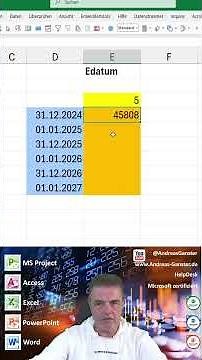 #excel Date Precision – How to do it down to the exact day! | #Shorts #tutorial
