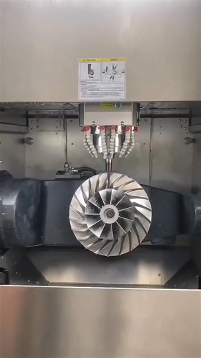 5- Axis CNC Machining - Make impeller! #cncmanufacturer #CNCTurning #cncmachining #cncfactory #cncmilling #cncmachine #cnc #cnclathe | 917cnc