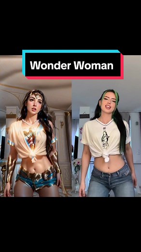 AI Generated Wonder Woman Art Comparison