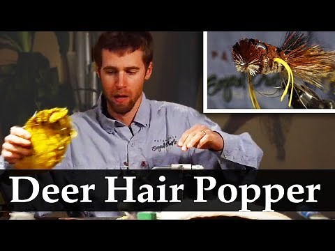 Doug McKnight: Deer Hair Popper fly tying pattern tutorial