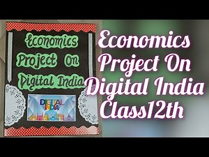 Economics Project on Digital India for Class12th CBSE 2022