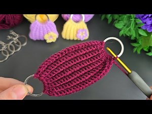 💲 Make & Sell! Crochet Mini Purse Keychain | Quick & Cute Crochet Idea