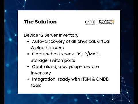 Device42's Server Inventory