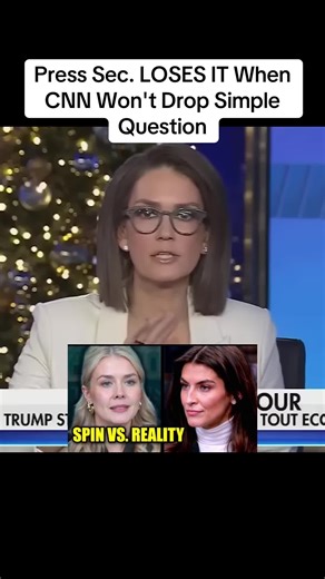 Press Sec. LOSES IT When CNN Won't Drop Simple Question part3#news #politics #jacksonwhite