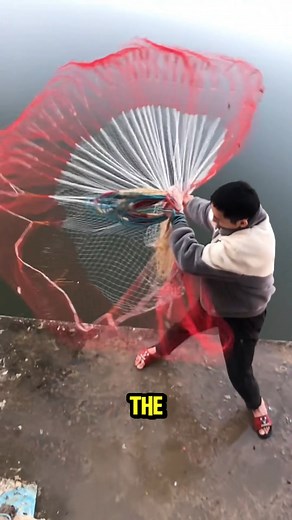 Net casting technique for fishing | Woodform Crafts