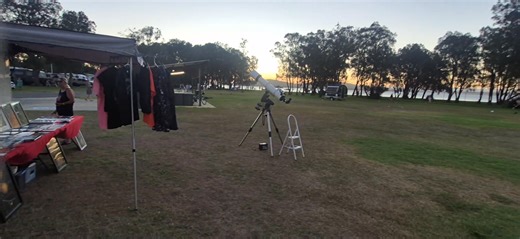 All ready to go come down for a look at Saturn rings and Jupiter moons. | Dustys Telescope Views of the Night Sky