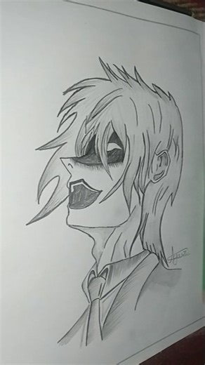 light yagami from death note || evil anime pencil sketch || #drawing #light #deathnote #lightyagami