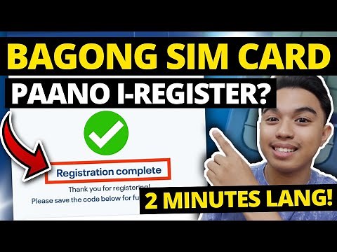 HOW TO REGISTER NEW SIM CARD? NEW SIM REGISTRATION l PAANO I-REGISTER ANG BAGONG SIM CARD?