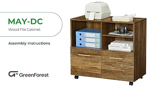 GreenForest Wood File Cabinet Assembly Guide