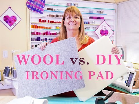 Wool Ironing Pad VS DIY Ironing Pad BONUS Turn a FoldingTable into a Height Adjustable Ironing Board