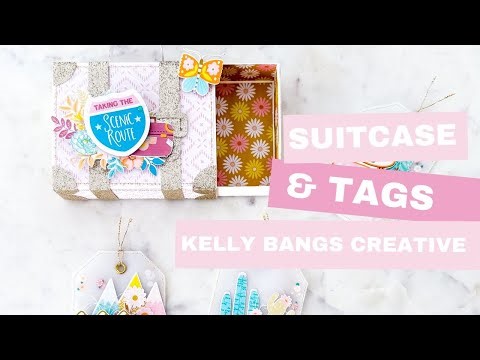 Suitcase gift box & shaker tags project share ✨
