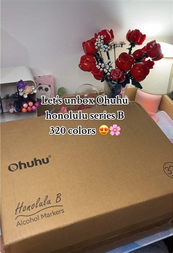 Unboxing Ohuhu Honolulu Series B: 320 Color Dream Set