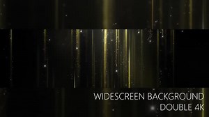 Golden Light Beams and Sparkling Particles Elegant Loop