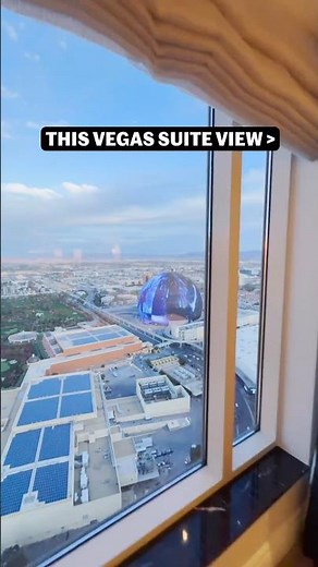 This hotel view of THE SPHERE is nuts