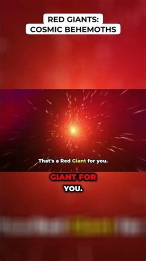 Red Giants: Cosmic Behemoths