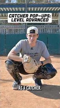 Catcher Pop-Up Drills (CCC10)#baseball #softball #catcherdrills #catchingdrills